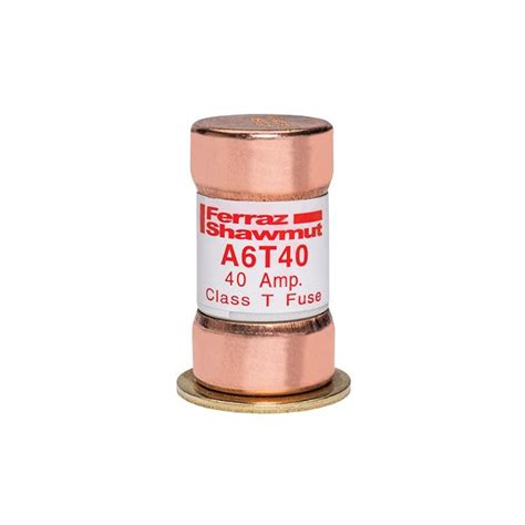 A6t40 Mersen Class T Fuse 600v 40a Vanco Electrical Solutions