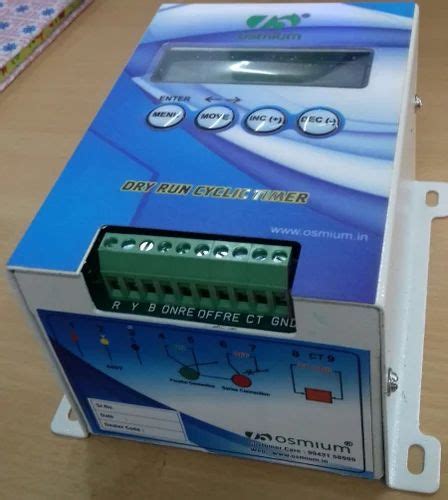 Dry Run With Cyclic Timer 3 Phase Dol Dryrun Panel 1ct 7seg Manufacturer From Coimbatore