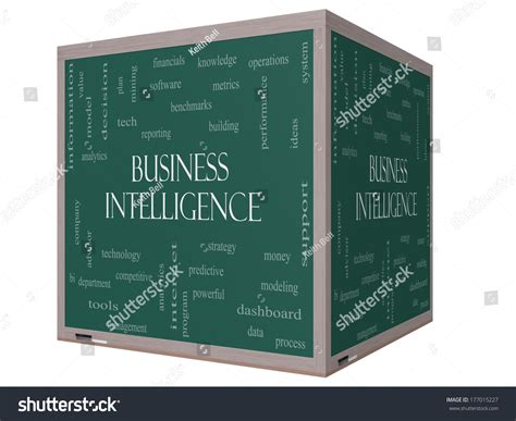 Business Intelligence Word Cloud Concept On Stock Illustration