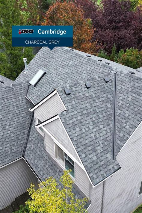 Iko Cambridge Charcoal Grey Shingles Grey Roof On Grey Home