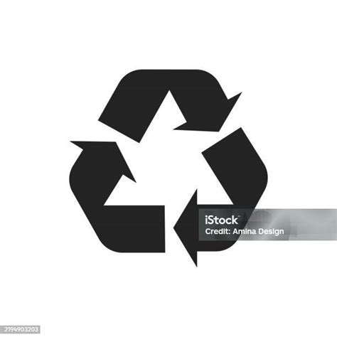 Ikon Panah Melingkar Mewakili Konsep Simbol Refresh Reload Dan Recycle Secara Efektif Ilustrasi