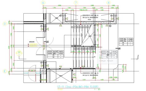 Staircase Typical Section Details Are Given In This Autocad Drawing File Download The Autocad
