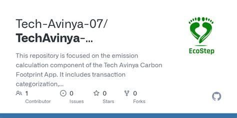 Github Tech Avinya 07techavinya Emissioncalculator This Repository
