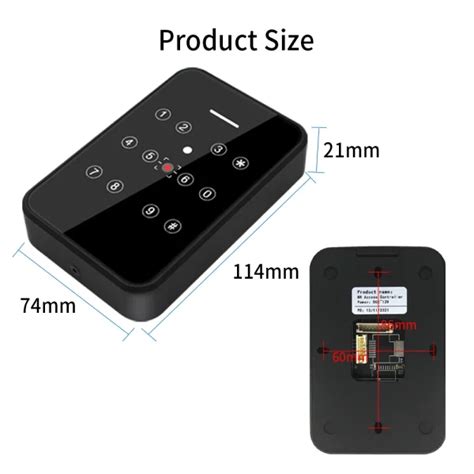 Qr Code Scanner NFC Reader Qrcode Access Control Keypad Mhz Rfid Card Reader RS TTL