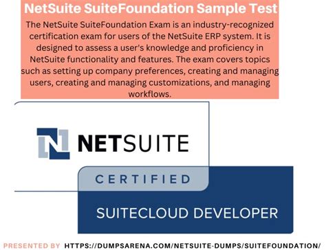 Netsuite Suitefoundation Sample Test Dibiz Digital Business Cards