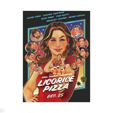 Licorice Pizza Movie Poster Print Canvas Wall Art Room Decor Movie Art Ts For Himher