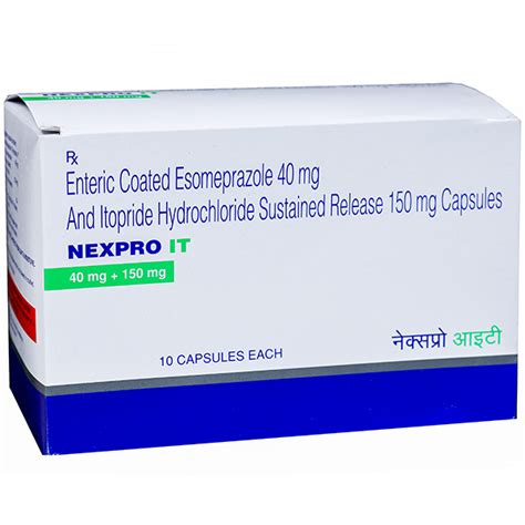 Buy Nexpro It Capsule 10 Cap Online Uses Price And Side Effects Sastasundar