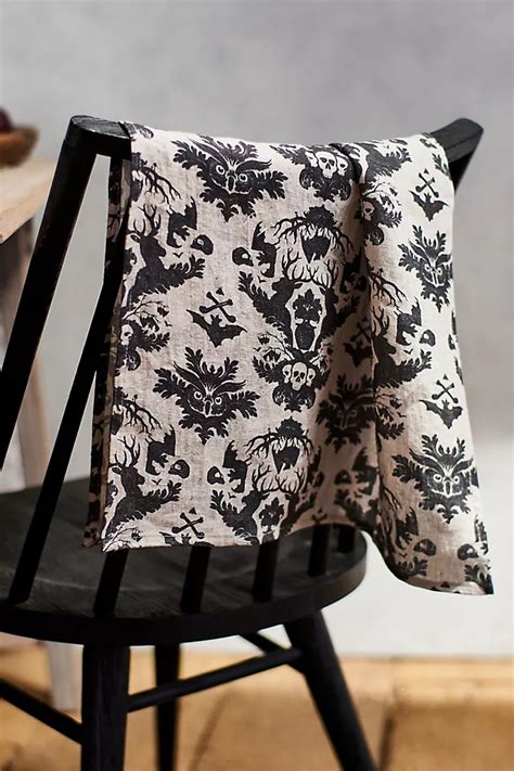 Black Forest Linen Dish Towel Anthropologie