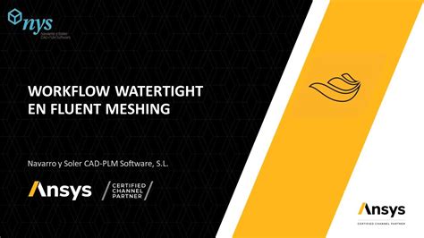 Workflow Watertight En Fluent Meshing Guías Rápidas De Ansys Fluent Youtube