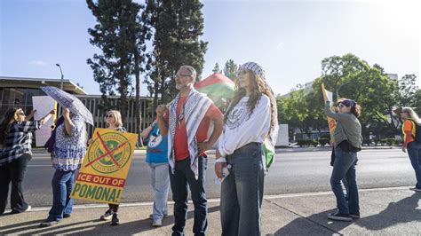 ‘ice Out Of Pomona Protest Calls For Stronger Protections For