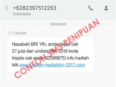apakah ini penipuan contoh penipuan via sms blog safriadi lamba