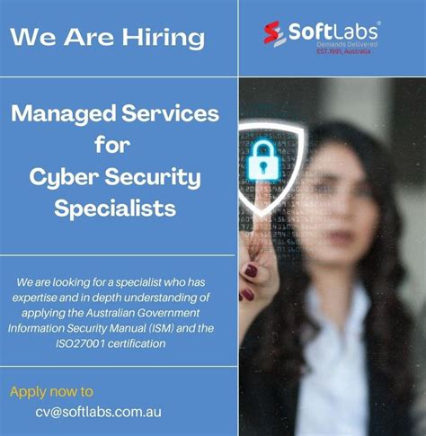 Softlabs On Linkedin Softlabs Hiringimmediately Cybersecurity Specialist Federalgovernment…