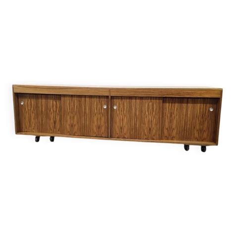 Armoire Placard Mural Vintage Xl En Bois Avec Portes Coulissantes Selency