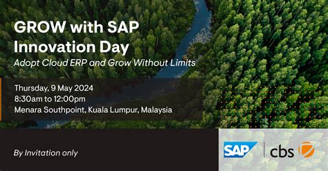 Grow With Sap Innovation Day Cbs Corporate Business Solutions