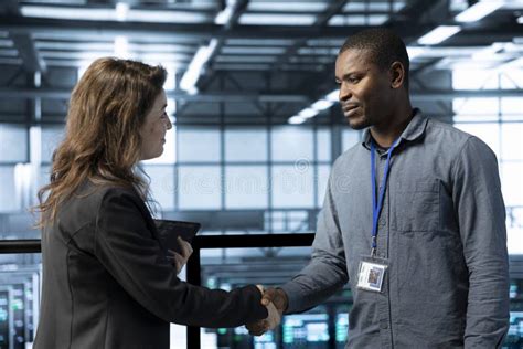Man Engineer Verifying Big Data Ai Brain Stock Image Image Of Script