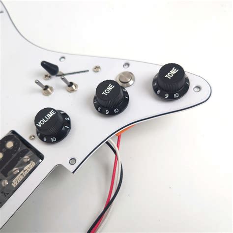 預接線加載吉他 Stratocaster Pickguard Hsh Pick Guard Kill Switch Wi 蝦皮購物