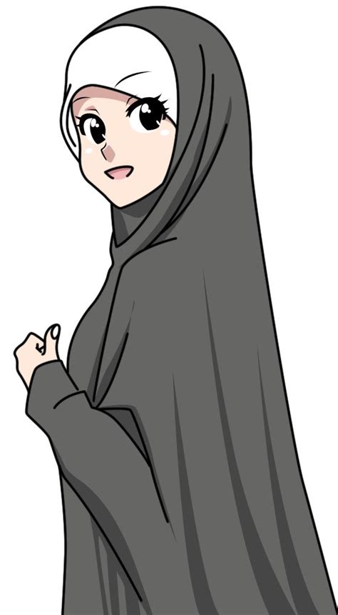Как рисовать девочку в хиджабе 91 фото
