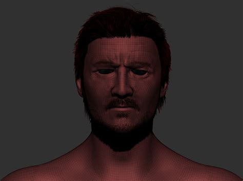 pedro pascal 3d model images behance