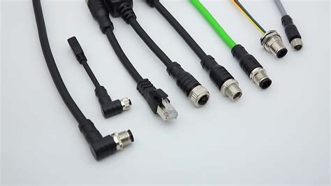 10gbps M12 Industrial Ethernet X Coded To Rj45 Connector Waterproof M12 X Code Ip67 8 Pin Male