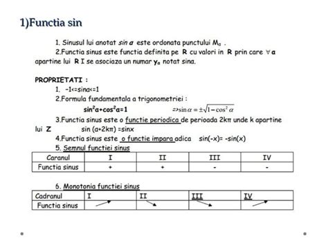 Functii Trigonometrice Simple Ppt