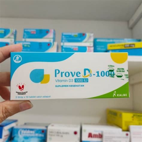 Jual Prove D Iu Strip Isi Tablet Original Kalbe Jakarta Barat Apotek Grogol Jaya