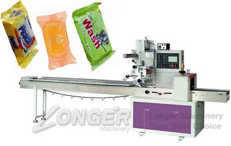 Flow Wrap Machine For Soap Pillow Type Soap Packing Machine