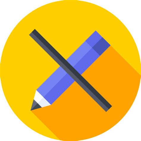 Read Only Flat Circular Flat Icon