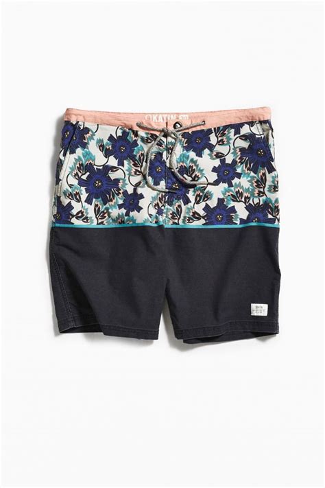 katin blocked hybrid short urban outfitters
