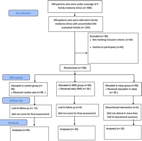 Participants Flow Chart Dm Diabetes Mellitus Download Scientific