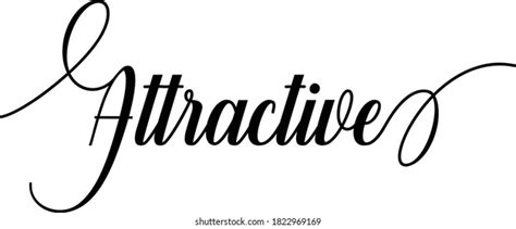 Instructive Script Cursive Calligraphy Typography Black Stock Vector Royalty Free 1822957358