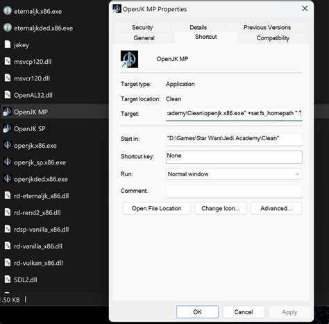 How To Set OpenJK Or Other Mods To Use The Local Install Fs Homepath Errors Problems JKHub