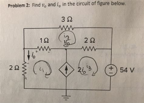Solved Problem Find Vo And Io In The Circuit Of Figure Chegg Com