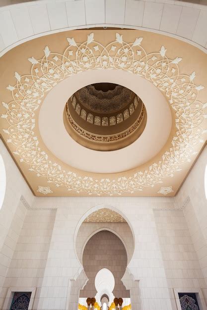 Premium Photo Sheikh Zayed Grand Mosque Interior