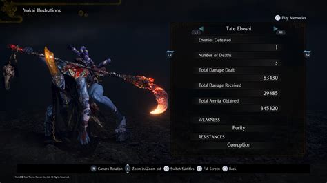 Managed To Beat Tate Eboshi On My First Playthrough Probably My Favorite Fight So Far Rnioh