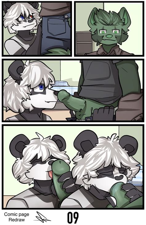 Rule 34 Arch3y Bear Comic Duo Fellatio Giant Panda Hi Res Male Male