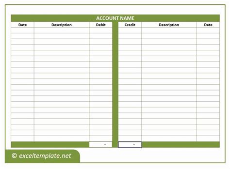 General Journal Template Excel Peterainsworth