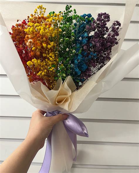 데일리로맨틱 여러 색이 들어가 더 화려한 시들지않는 프리저브드 안개꽃💕💐🌺🌸🌼🥀데일리로맨틱 홍제역