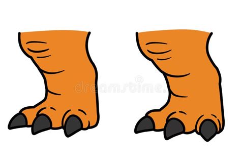 Dinosaur Legs Clipart Stock Illustration Illustration Of Talons