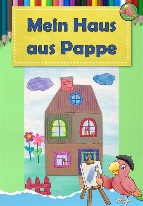 Haus Aus Pappe Eine Collage Pinselpauker