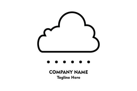 Dot Loading Cloud Logo Vector Graphic By Yuhana Purwanti Creative Fabrica