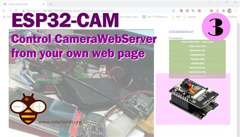 Esp32 Cam Controllare Il Camerawebserver Dalla Tua Pagina Web 3