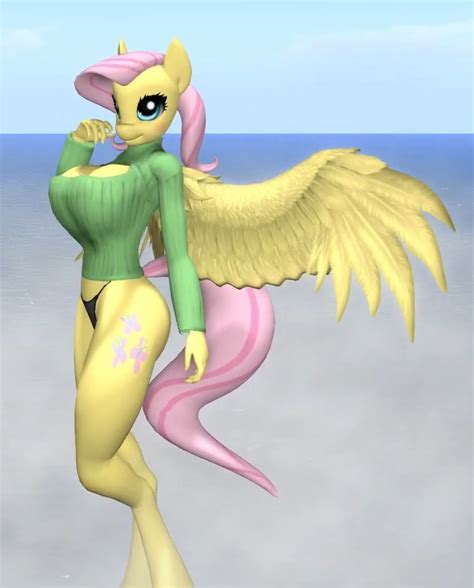 3060881 Suggestive Fluttershy Anthro G4 Breasts Busty Fluttershy Furry Second Life