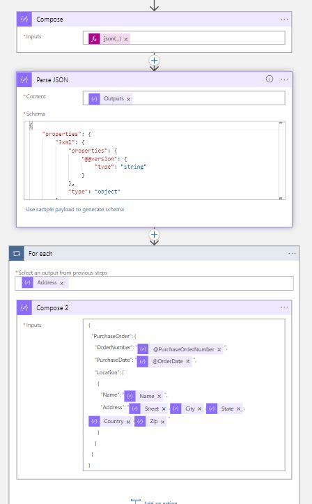 Azure Logic Apps Create Json Array From Separate Received Xml Stack