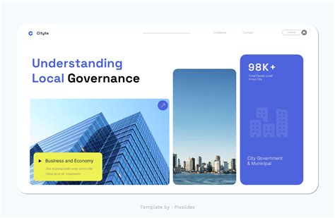 Cityvlle City Government And Municipal Powerpoint Presentation