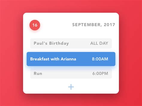 Calendar Widget Sketch Freebie Download Free Resource For Sketch