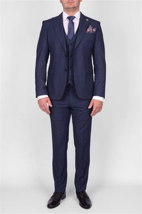 Купить Костюм тройка синего цвета в Москве Mens Segment