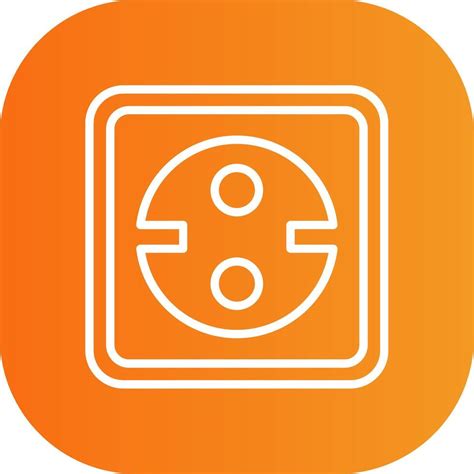 Socket Line Gradient Curve Icon 51055149 Vector Art At Vecteezy