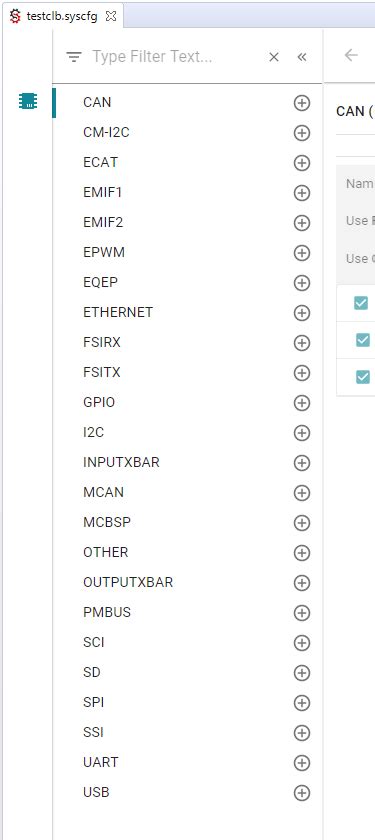 ccs tms320f28388d clb configuration in ccs 10 0 0 00010 and sysconfig