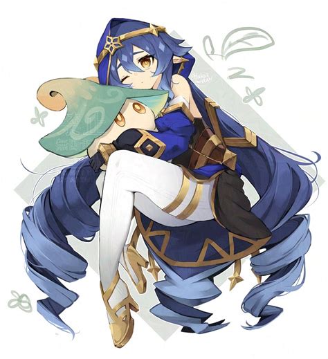 Aranara And Layla Genshin Impact Drawn By Ebichiri Sunday Danbooru