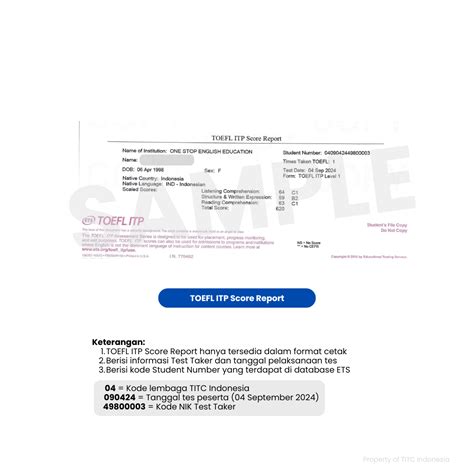 Toefl Itp Resmi Ets Titc Indonesia™